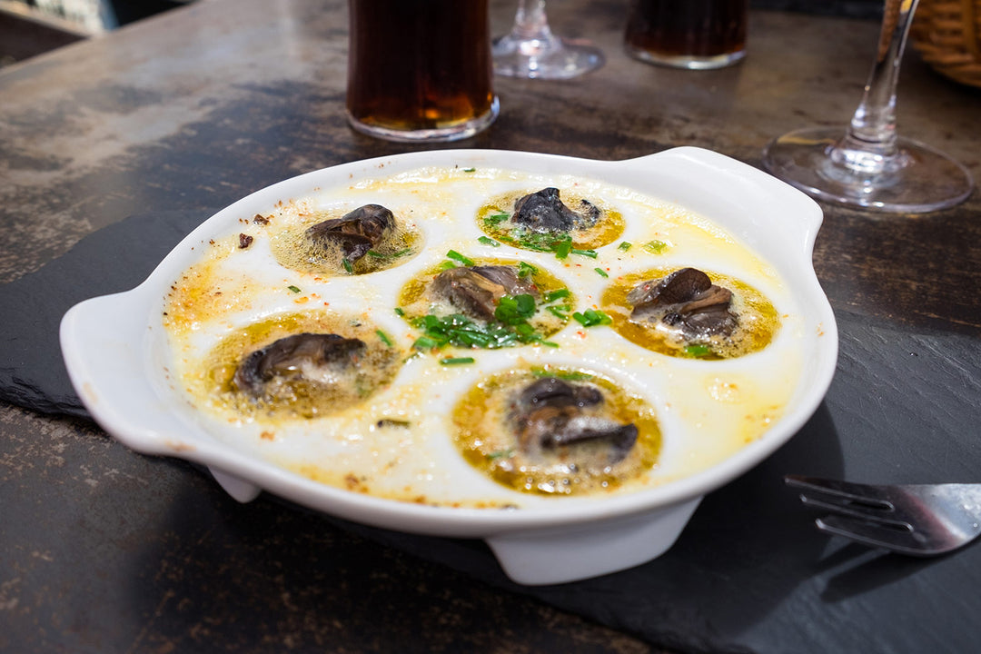 Escargots à l'ail gratinés – Aliments LAD